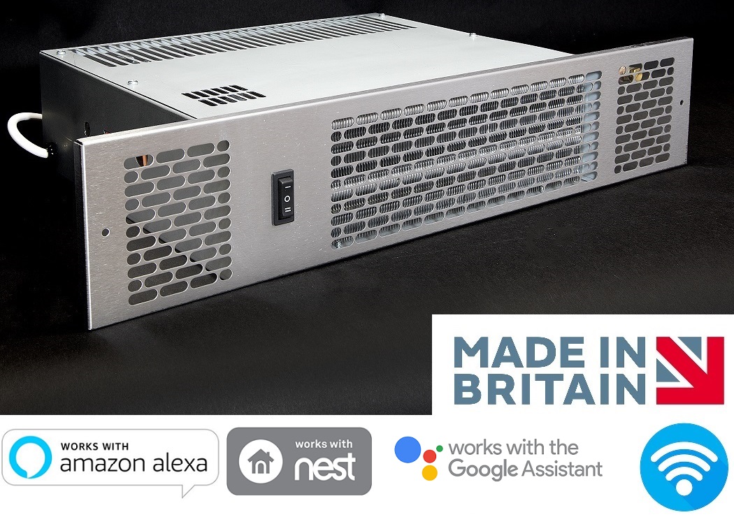 Alexa controlled plinth heater -Alexa, turn on the plinth heater